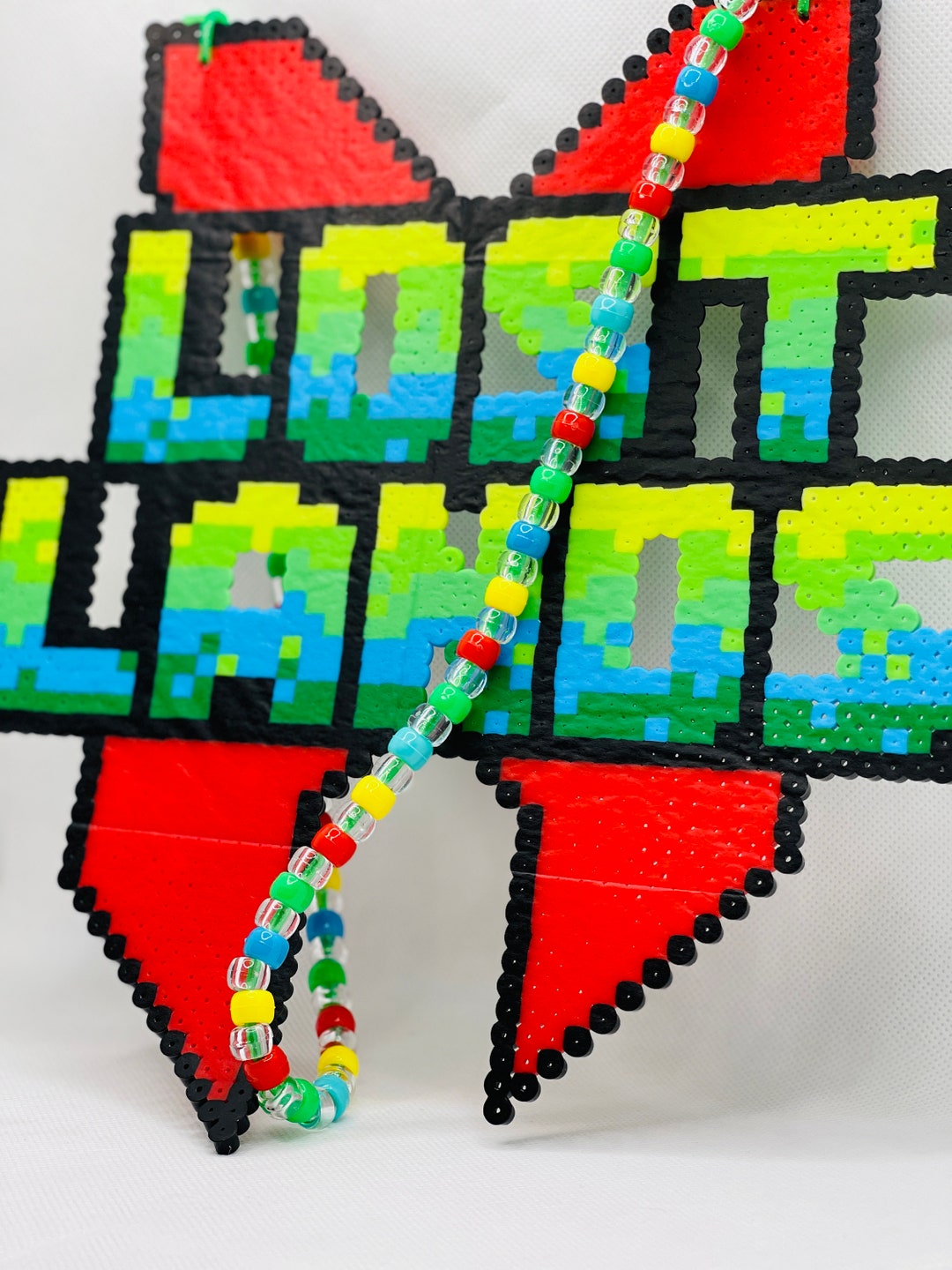 Lost Lands Music Festival Excision Logo Perler Necklace - Etsy