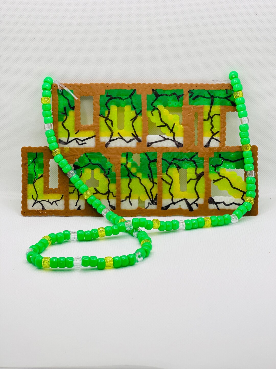 Lost Lands Logo Perler Necklace - Etsy