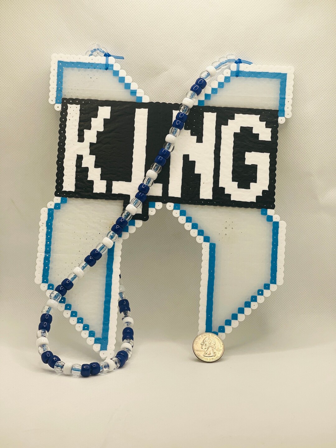 Blue Excision Sullivan King Logo Perler Necklace - Etsy