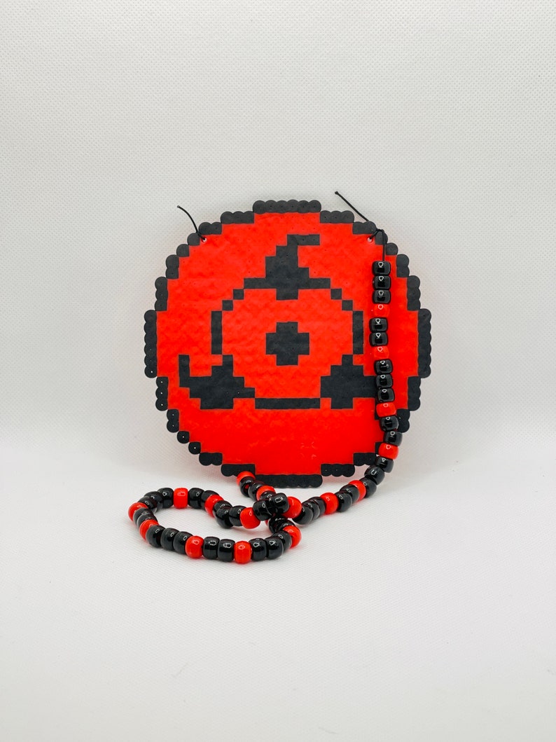 Naruto Sharingan Perler Necklace | Etsy Australia