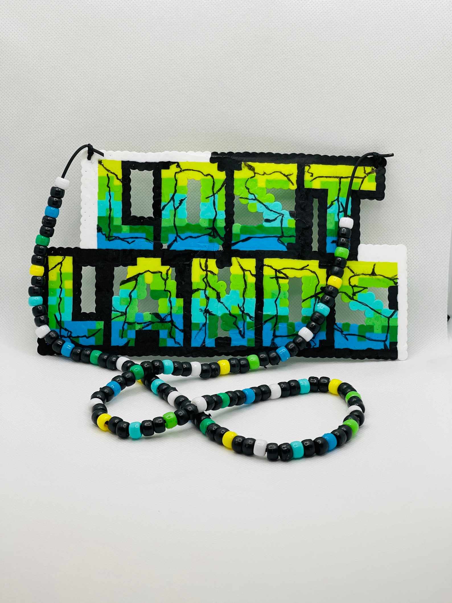 Lost Lands Logo Perler Necklace - Etsy