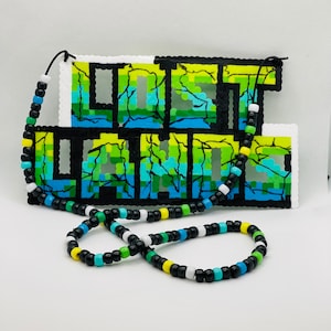 Lost Lands Logo Perler Necklace - Etsy