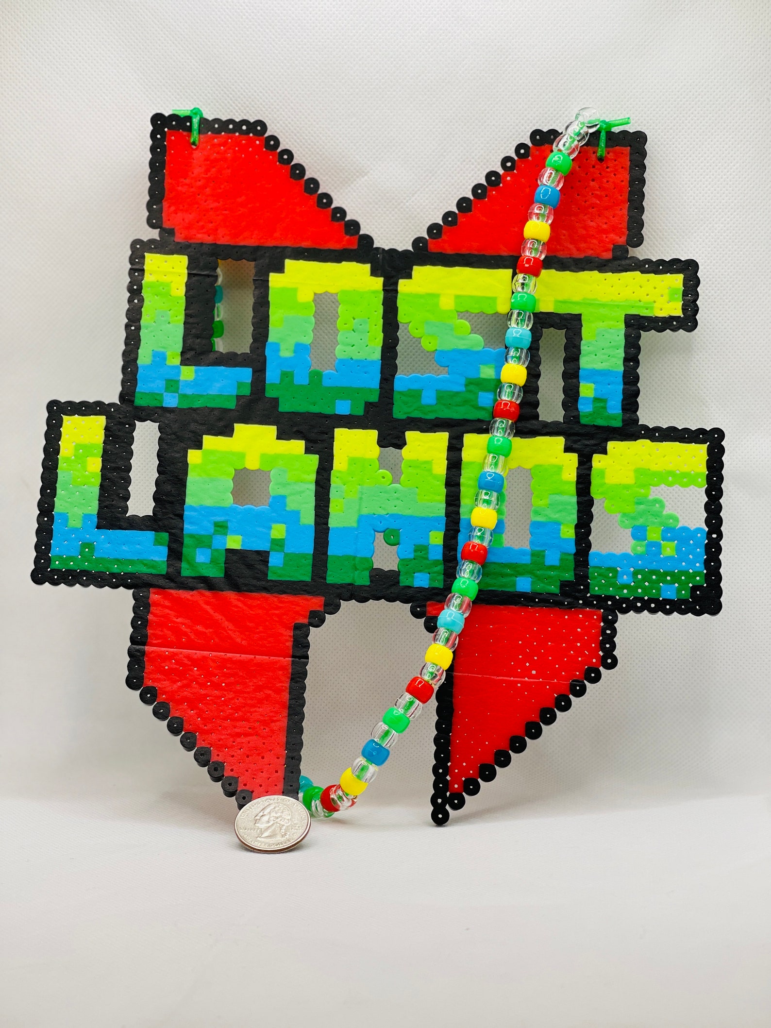 Lost Lands Music Festival Excision Logo Perler Necklace | Etsy