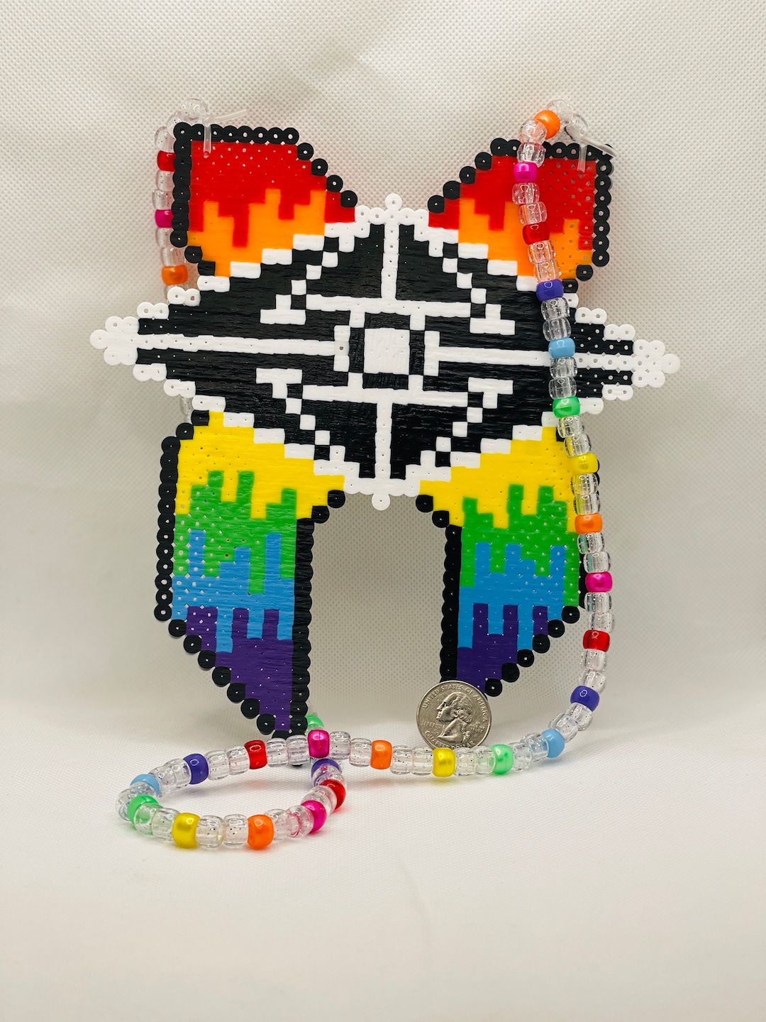 Excision Logo Perler Necklace - Etsy