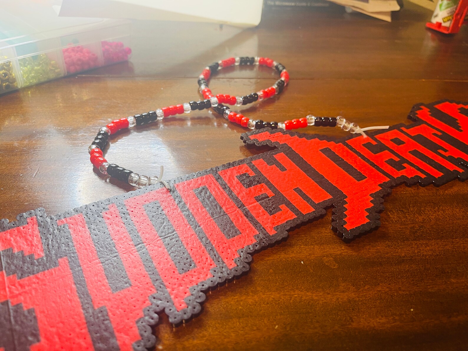 SVDDEN DEATH Perler Kandi Necklace - Etsy
