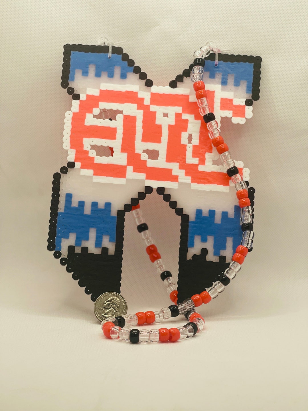 EDC Excision Logo Perler Kandi Necklace - Etsy