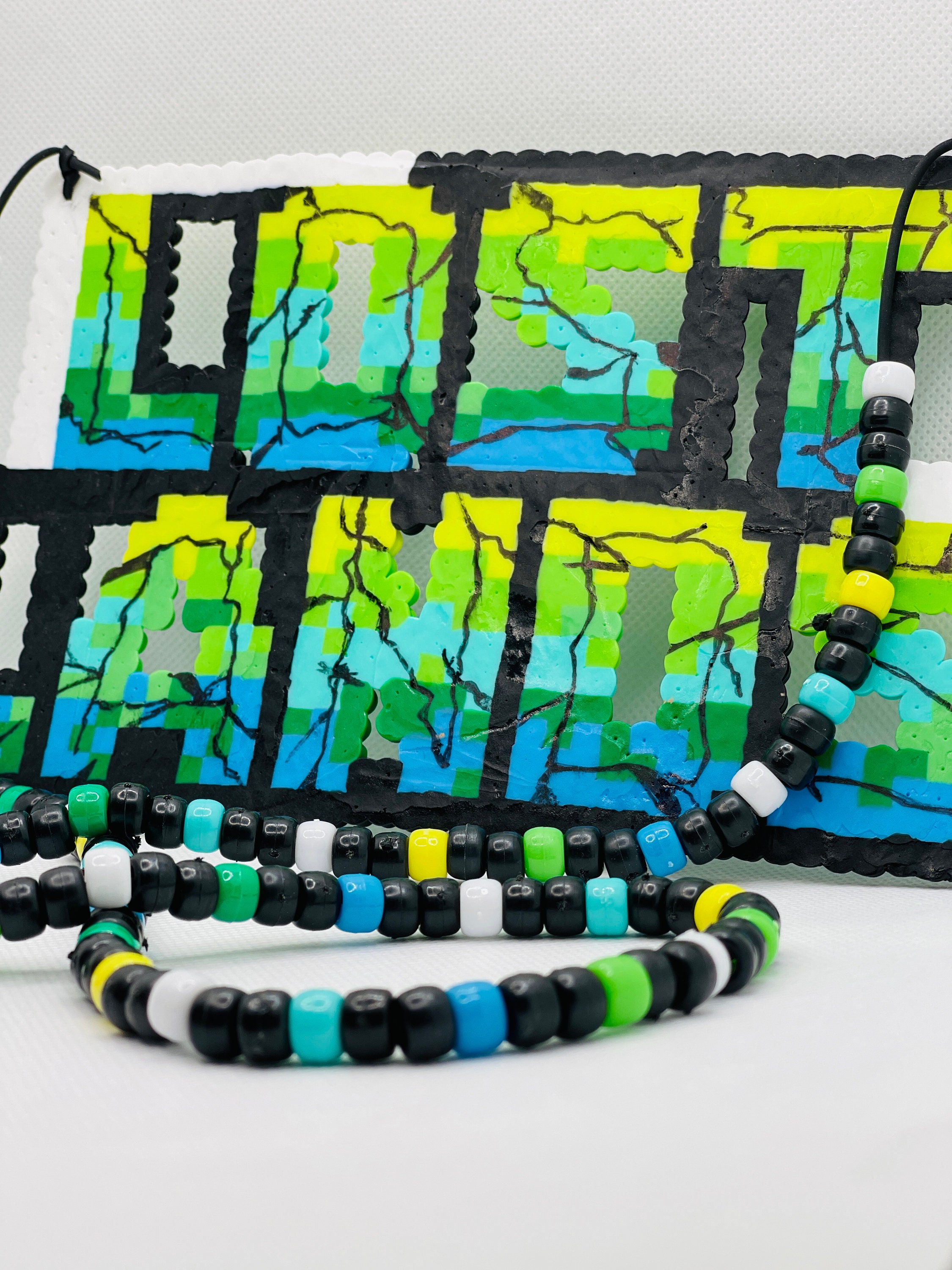 Lost Lands Logo Perler Necklace - Etsy