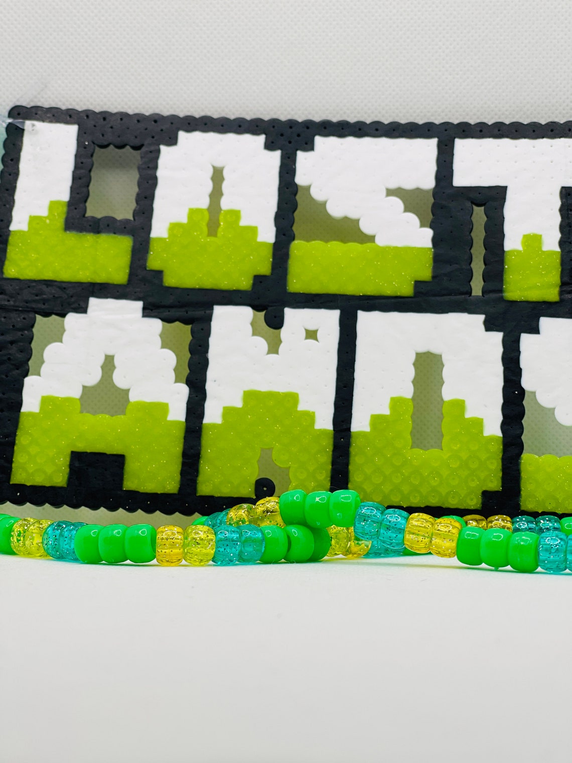 Lost Lands Logo Perler Necklace | Etsy