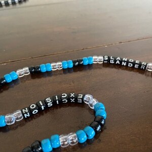 Slander/excision Perler Bead Necklace - Etsy