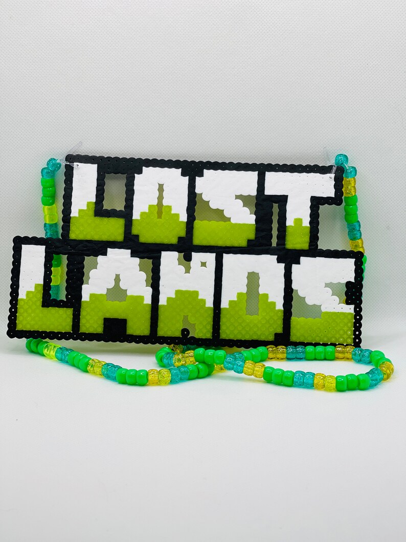 Lost Lands Logo Perler Necklace | Etsy