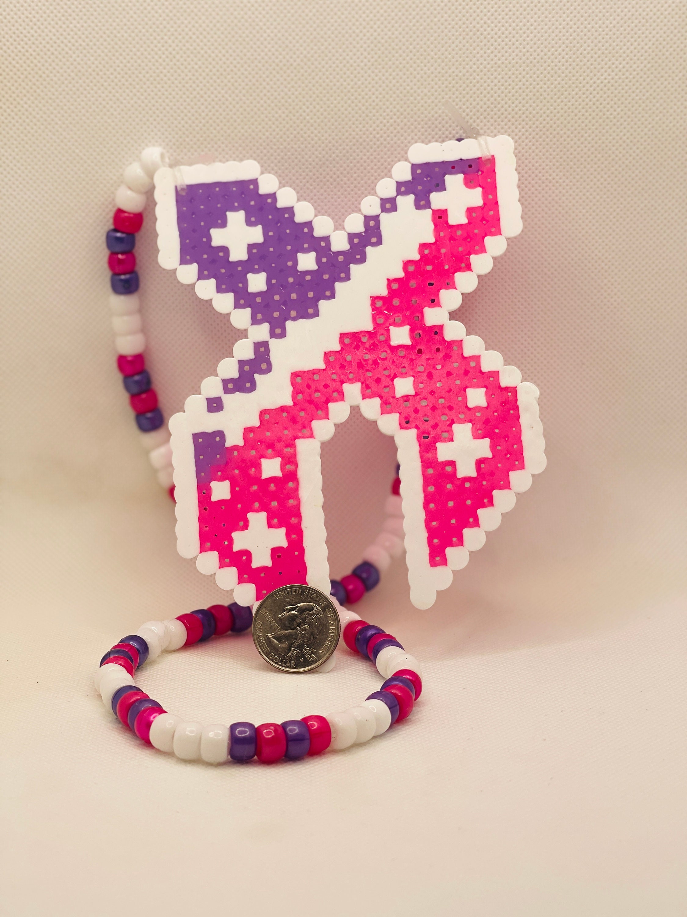 Excision Colorful Kandi Perler Necklaces - Etsy