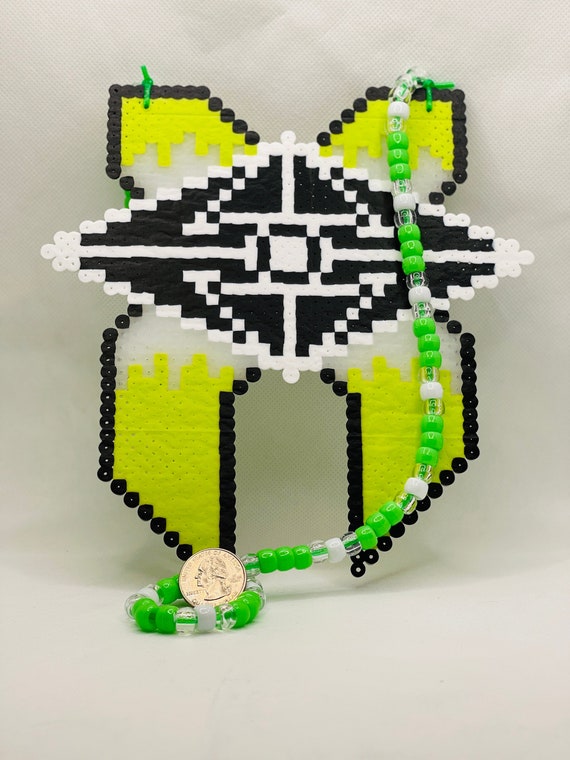 Excision Slander Logo Perler Necklace | Etsy