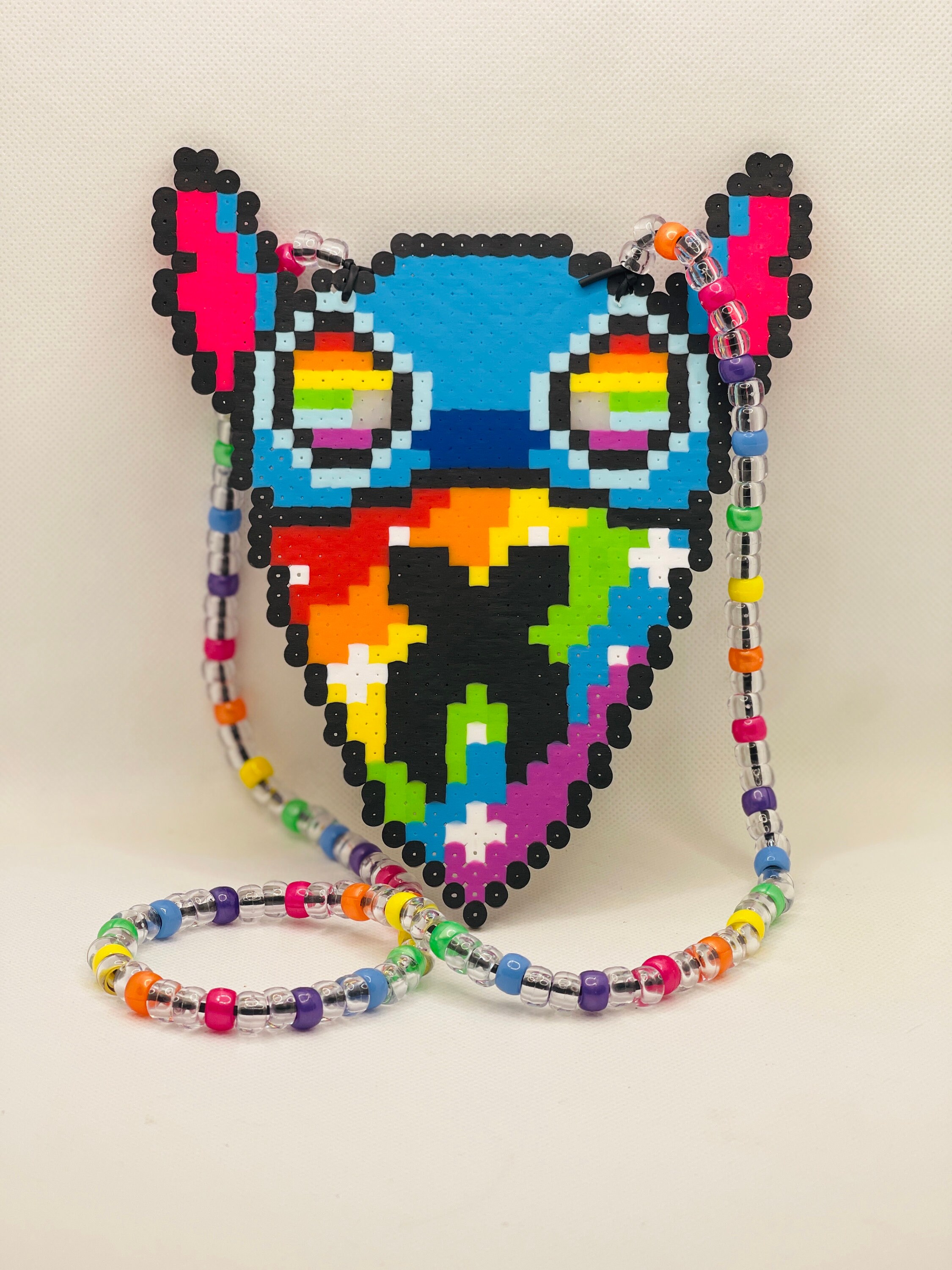Excision/stitch From LILO and STITCH Perler Necklace - Etsy