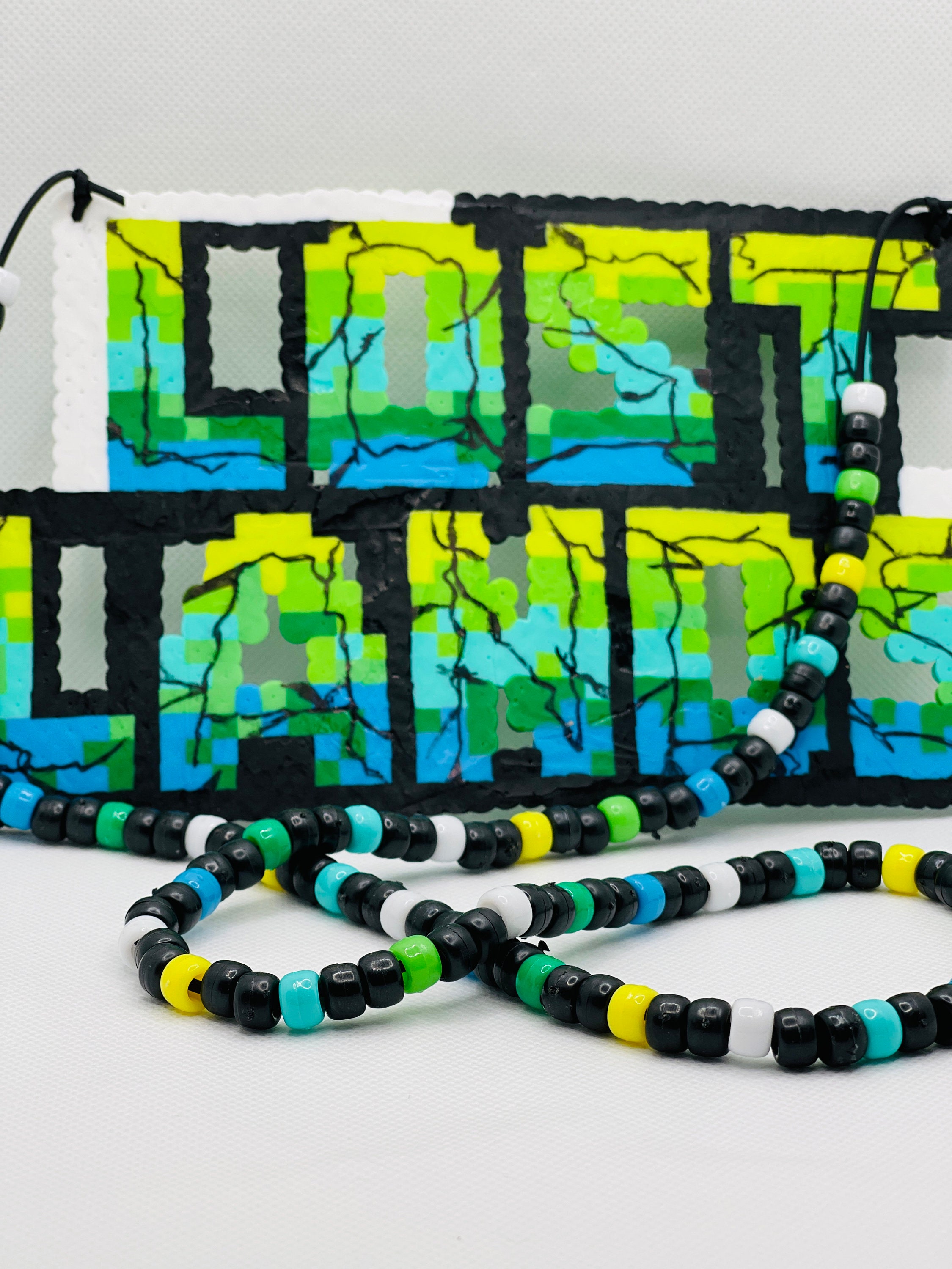 Lost Lands Logo Perler Necklace - Etsy