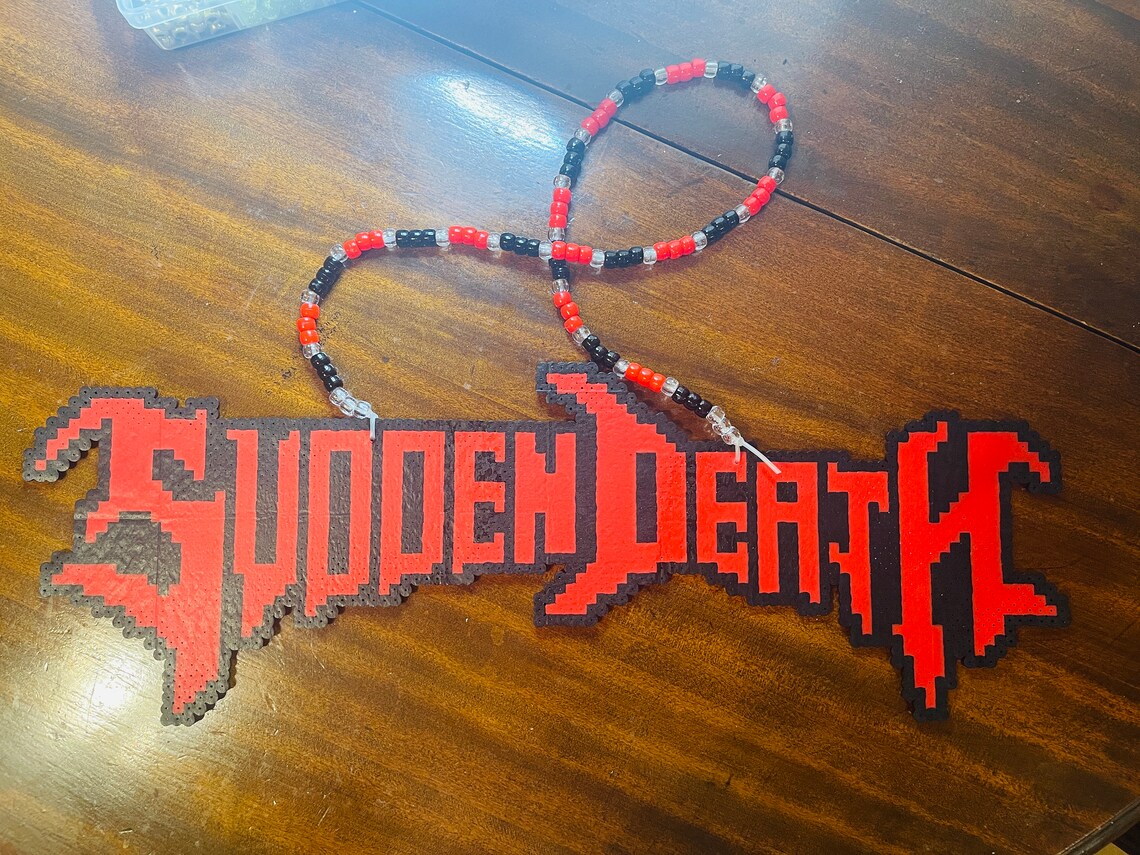 SVDDEN DEATH Perler Kandi Necklace - Etsy
