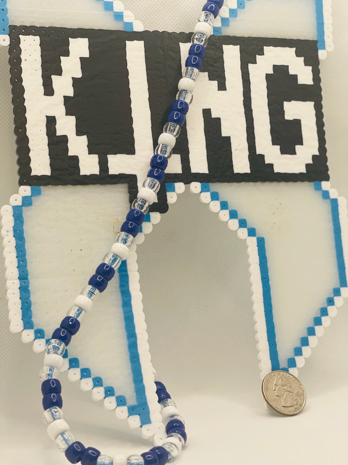 Blue Excision Sullivan King Logo Perler Necklace - Etsy Australia