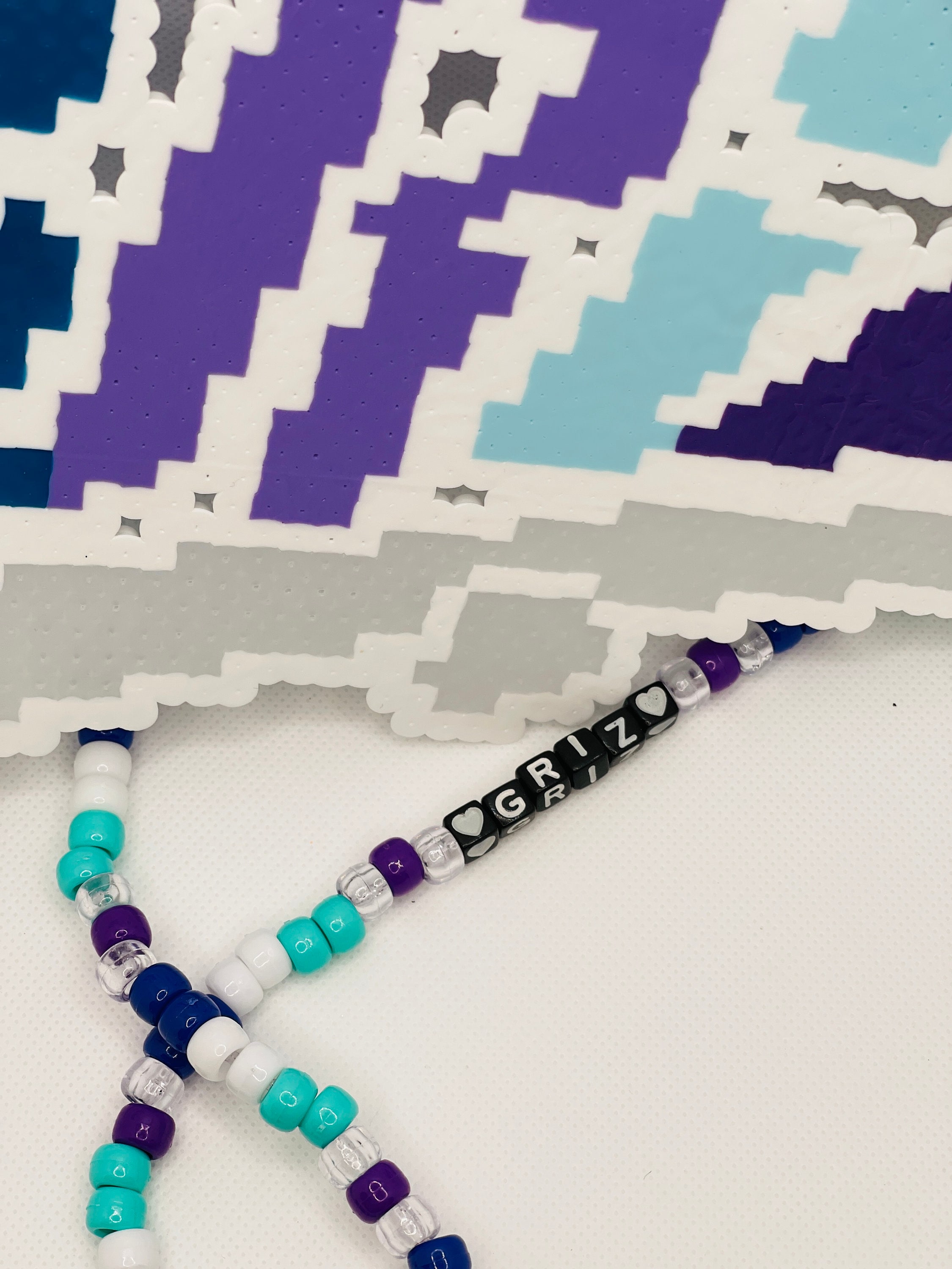 GRIZ DJ Perler Necklace | Etsy