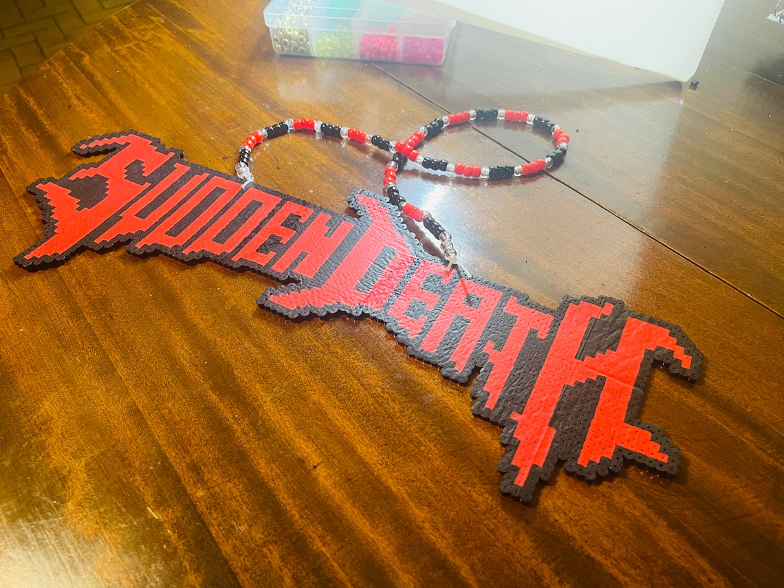 SVDDEN DEATH Perler Kandi Necklace - Etsy