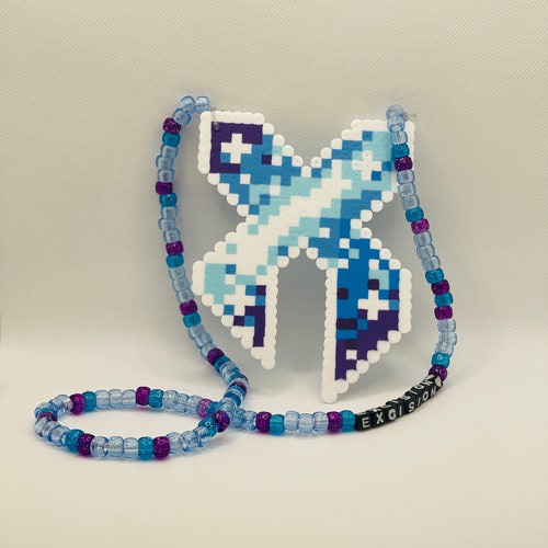 Excision Logo Perler Necklace - Etsy