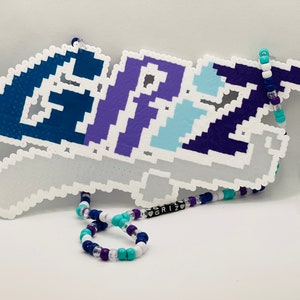 GRIZ DJ Perler Necklace - Etsy