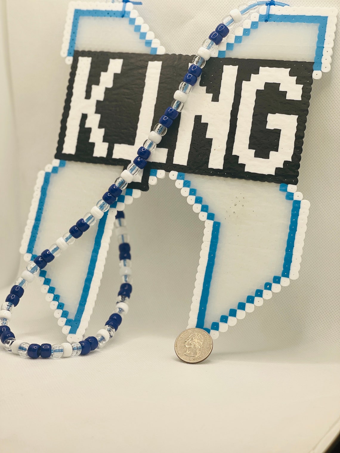 Blue Excision Sullivan King Logo Perler Necklace - Etsy Australia
