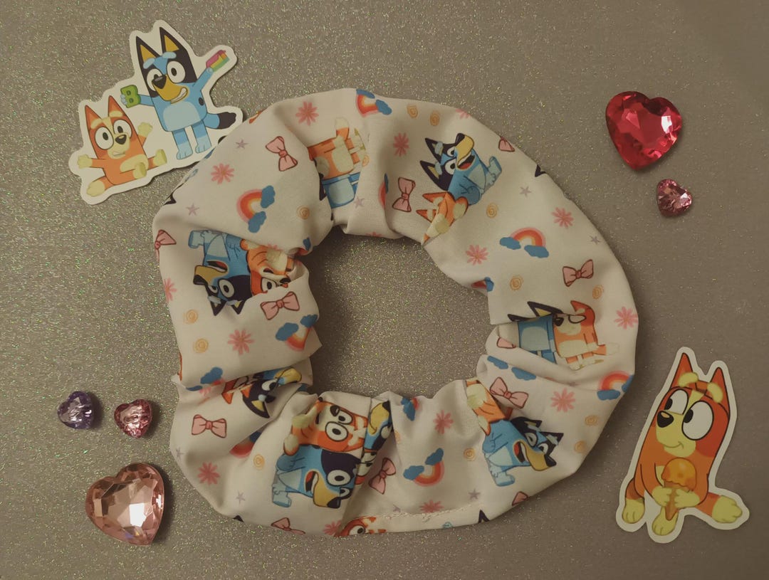 Bluey Hair Scrunchie - Etsy