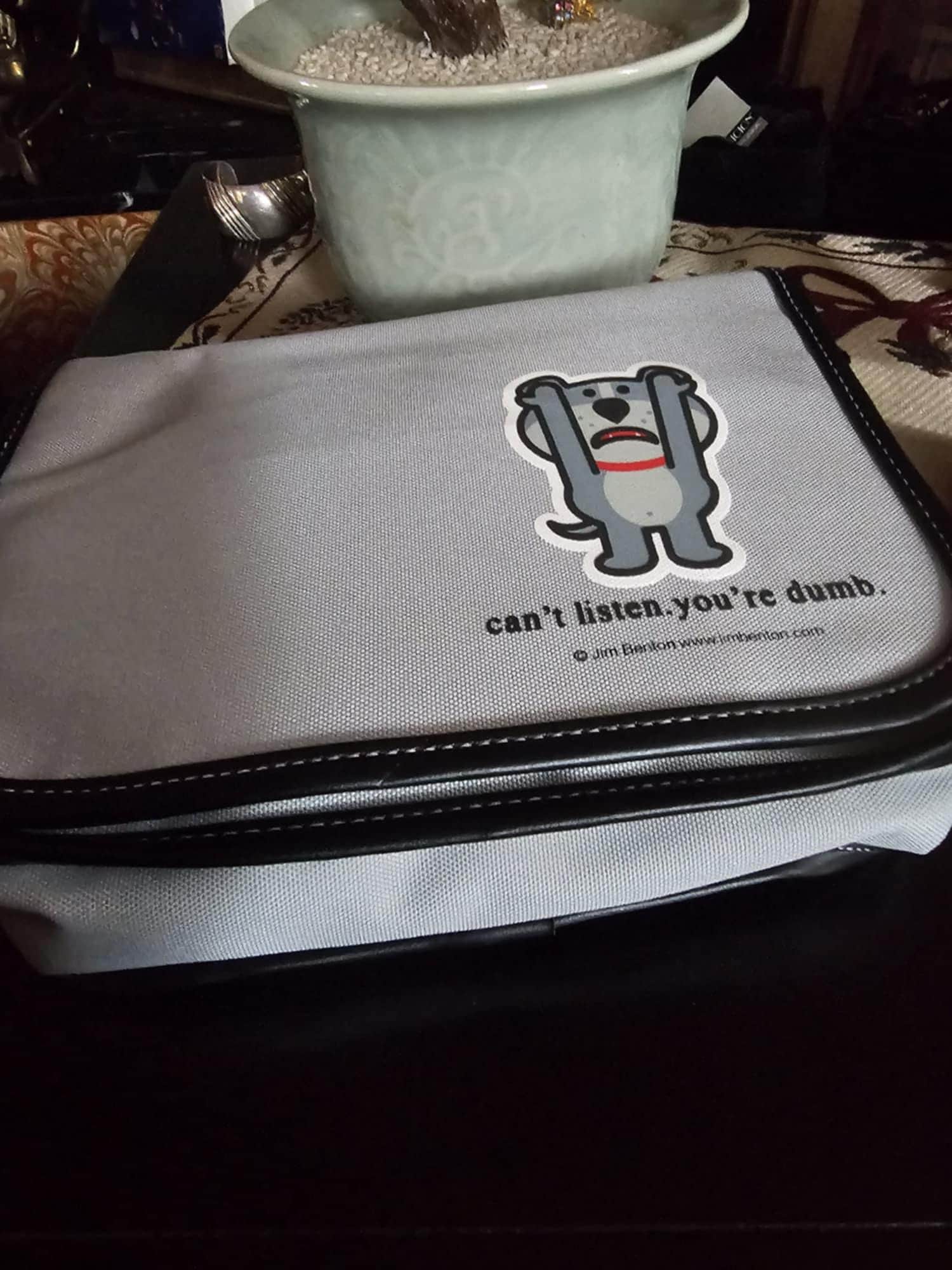 Very Rare Jim Benton dog of Glee Crossbody, Messenger Bag Tote Purse ...