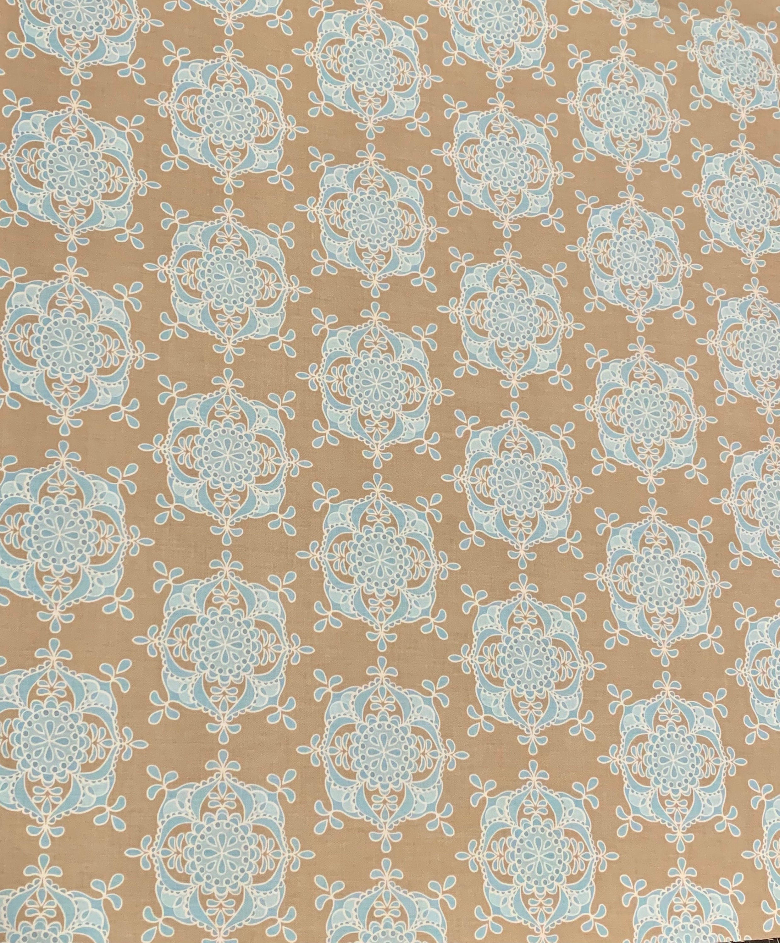 Riley Blake Priscilla Wallpaper Blue CC3364 Fabric BTY - Etsy