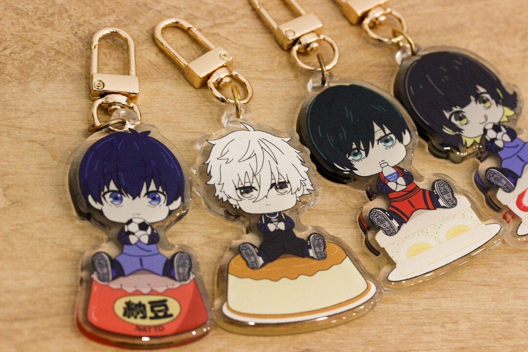 Blue Lock Foodie Epoxy Keychains - Etsy