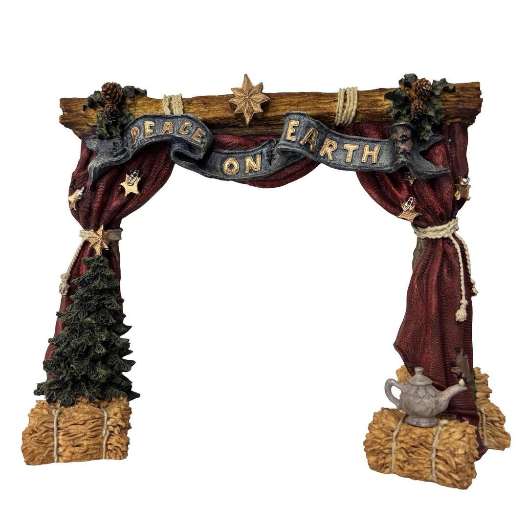 Vintage Boyds Bears Bearstone, the Stage Nativity Peace on Earth ...