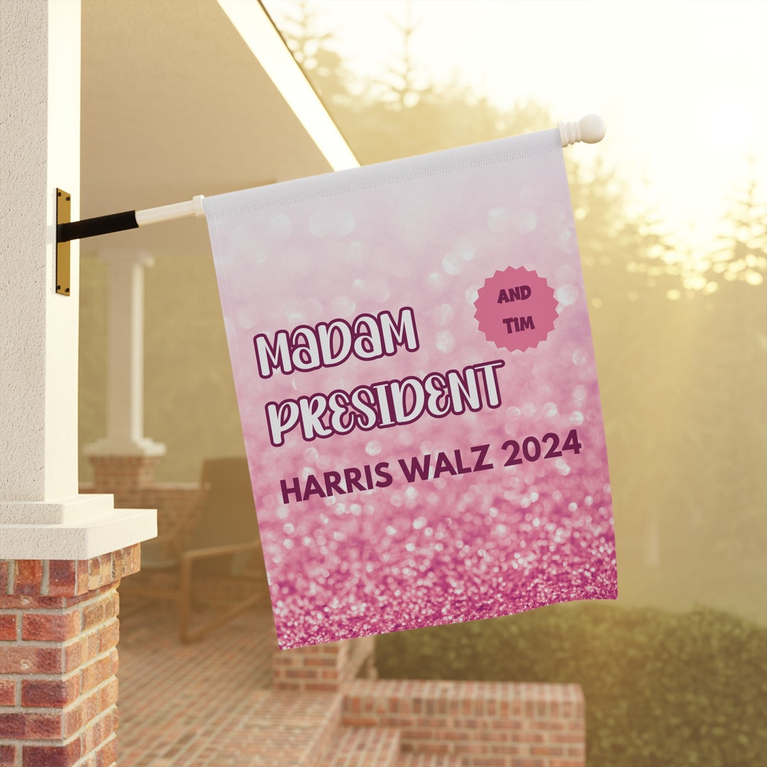 Madam President Flag Kamala Harris 2024 Garden Flag Election Campaign ...