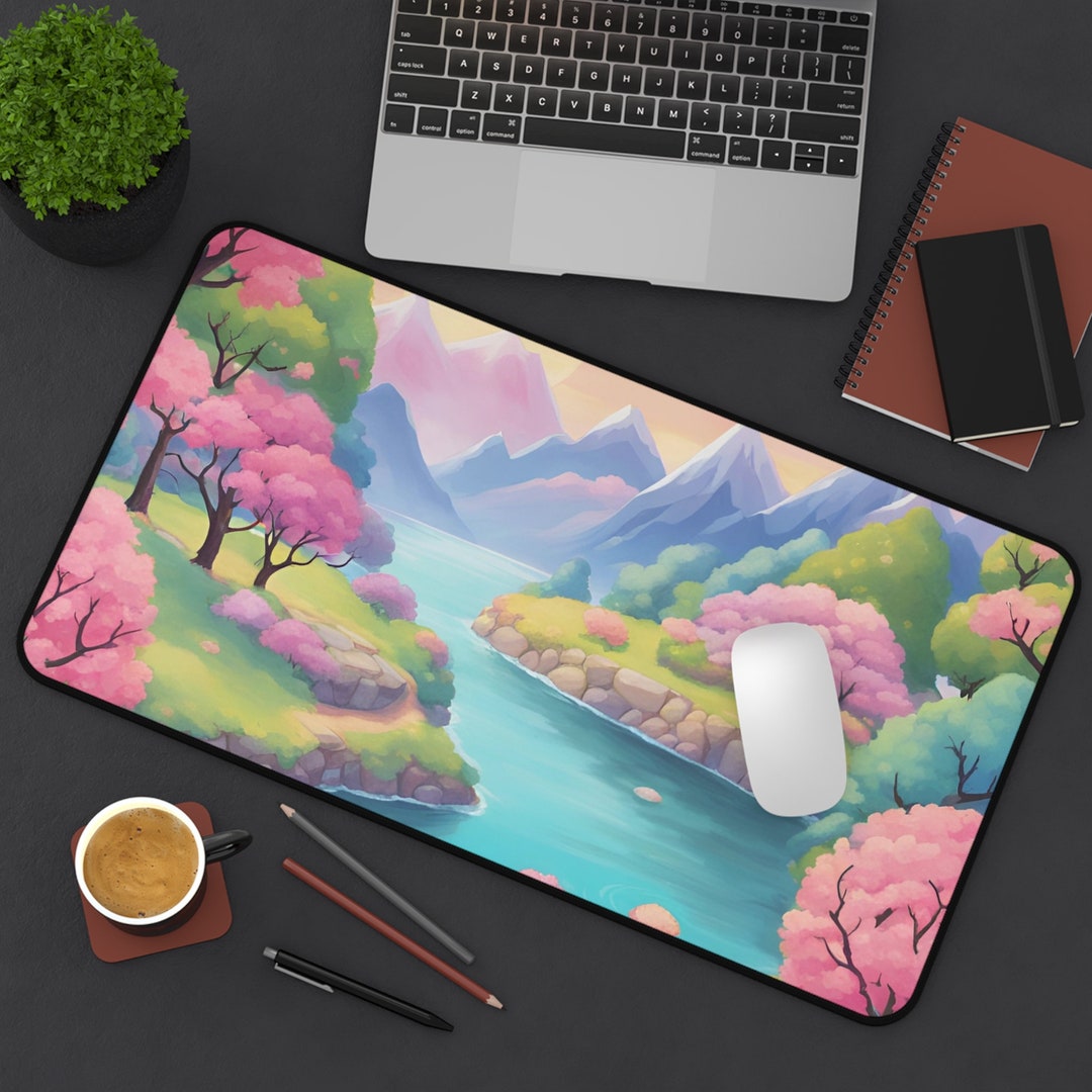 Kawaii Desk Mat, Large Desk Mat, Kawaii Mousepad, Cute Gaming Mousepad ...