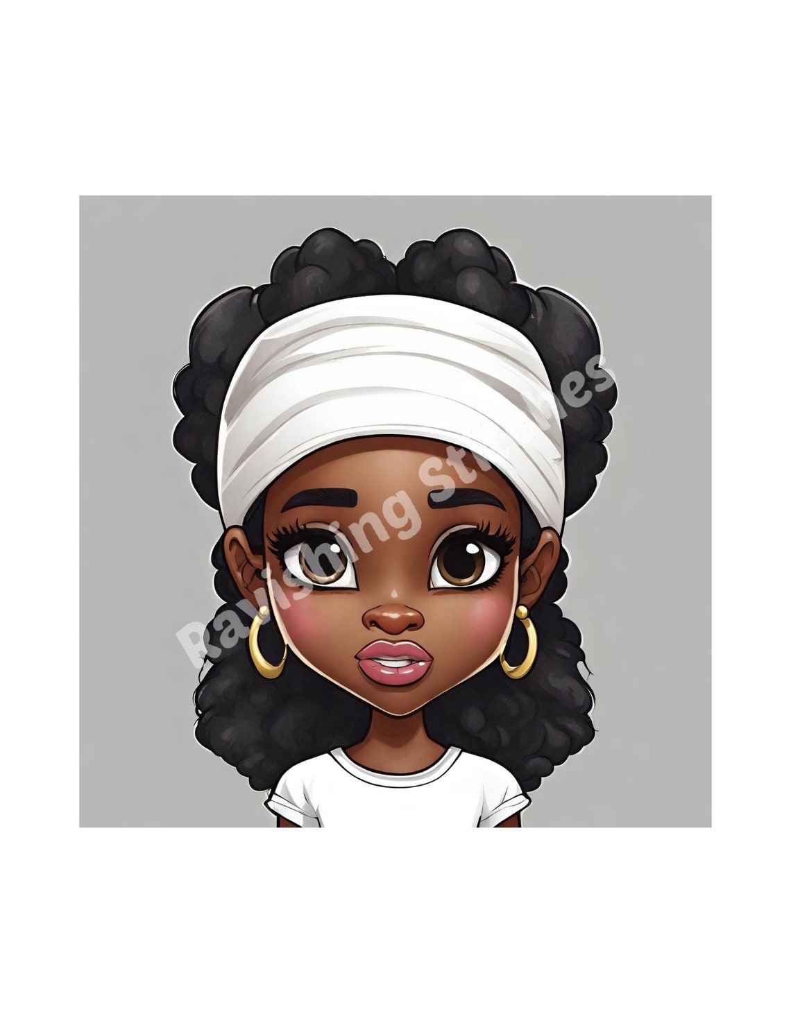 Cartoon Lady PNG Image, Instant Download, Sublimation Design, Creative ...