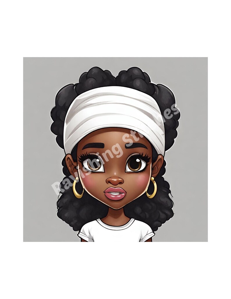 Cartoon Lady PNG Image, Instant Download, Sublimation Design, Creative ...