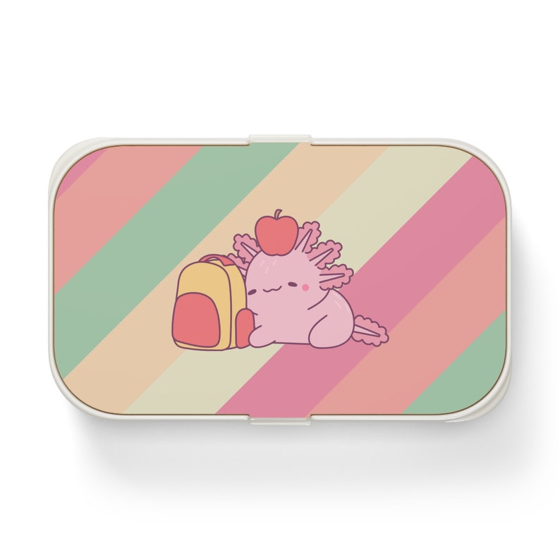 Axolotl Bento Lunch Box, Axolotl Lunch Box, Gift for Anime Lover ...