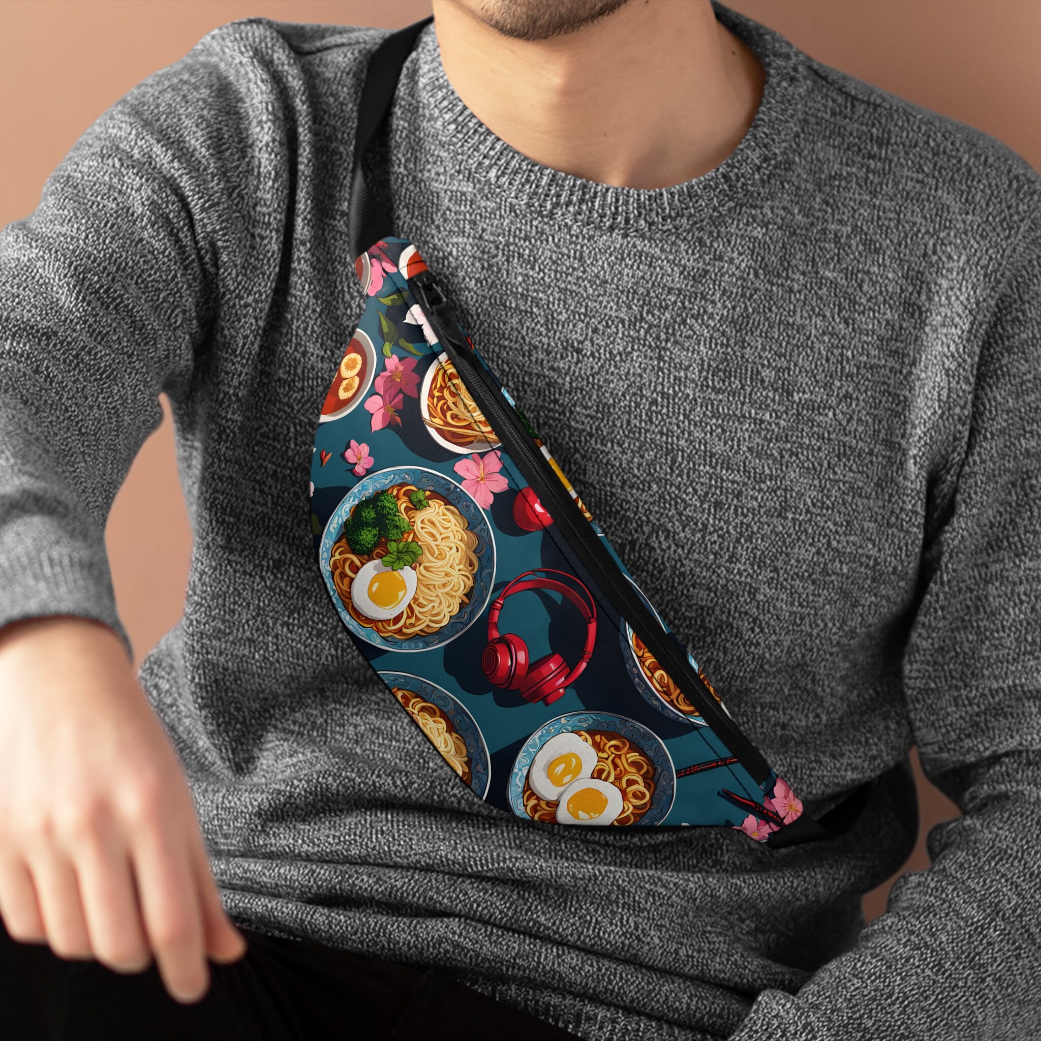 Ramen Fanny Pack, Ramen Noodle, Belt Bag, Fanny Pack, Fanny Pack for ...