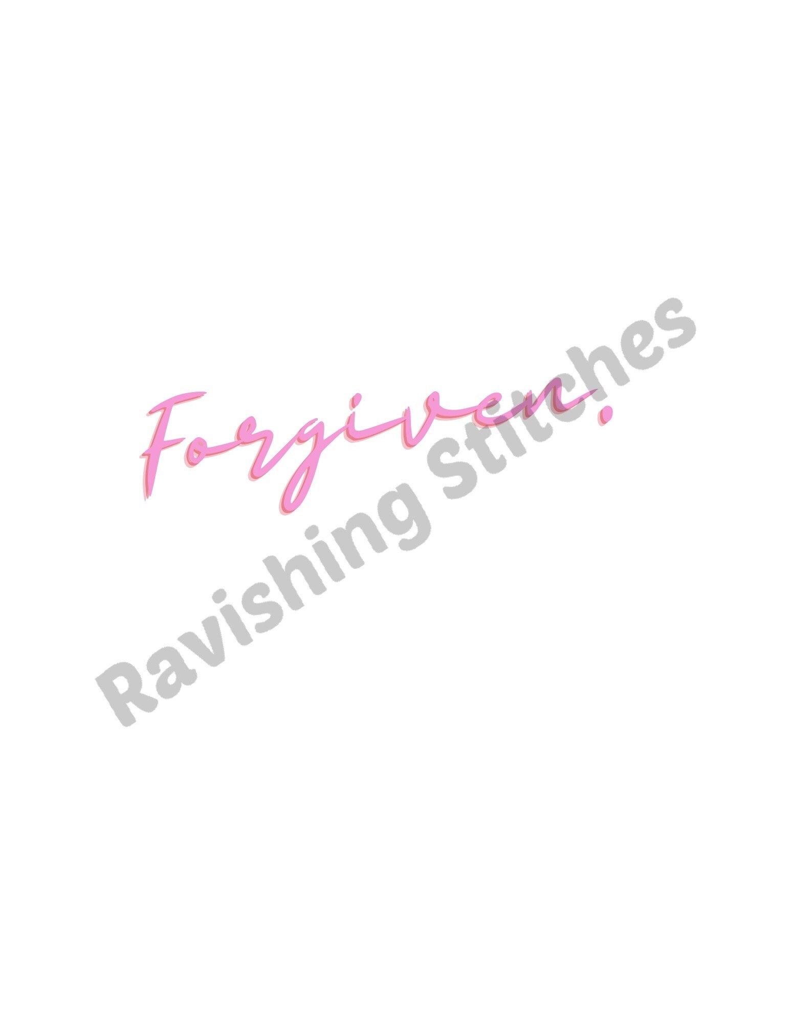 Forgiven PNG Image, Instant Download, Sublimation Design, Creative ...
