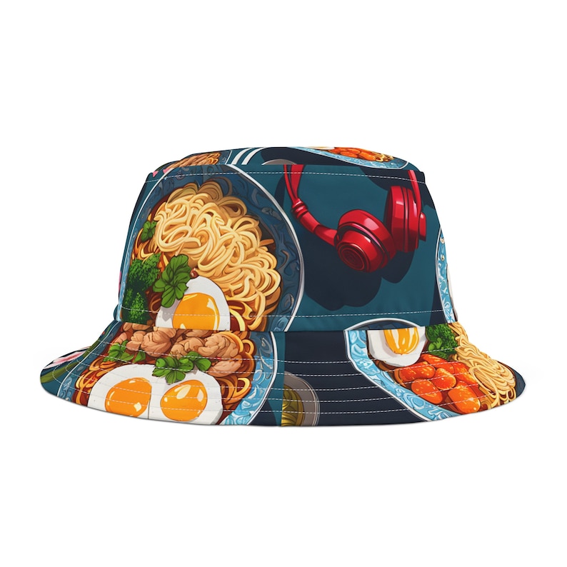 Ramen Noodle Bucket Hat, Anime Bucket Hat, Anime Merch, Manga, Kawaii ...
