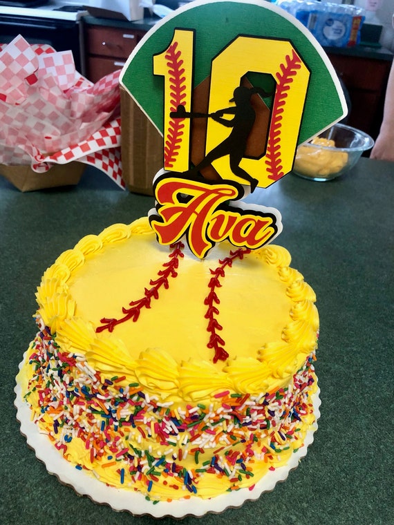 Softball Themed Cakes