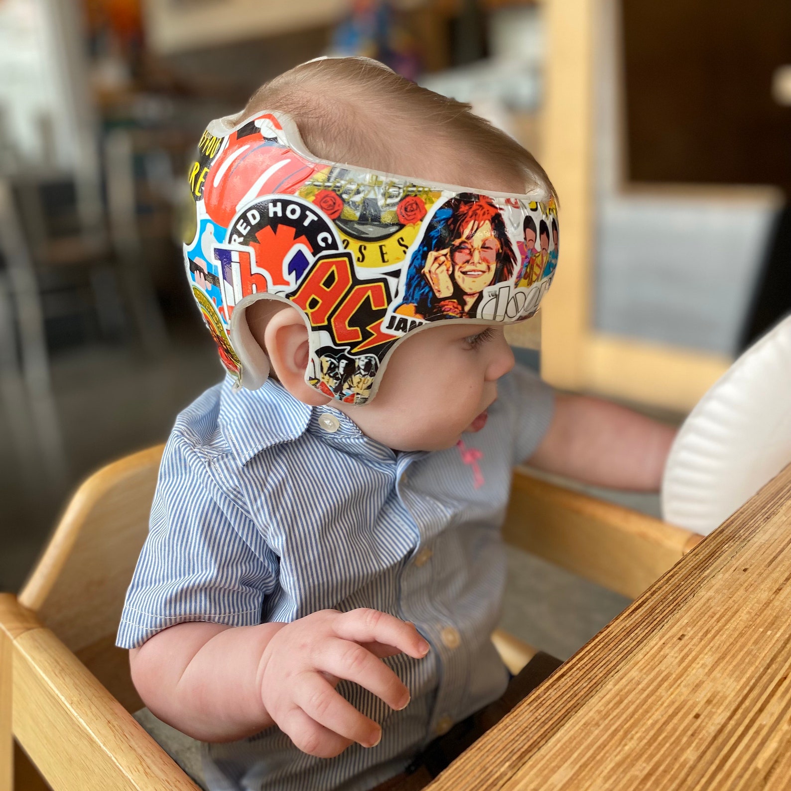 Custom Doc Band Helmet Rock Band Sticker Bomb Wrap Digital - Etsy