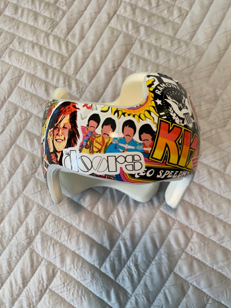 Custom Doc Band Helmet Rock Band Sticker Bomb Wrap Digital - Etsy