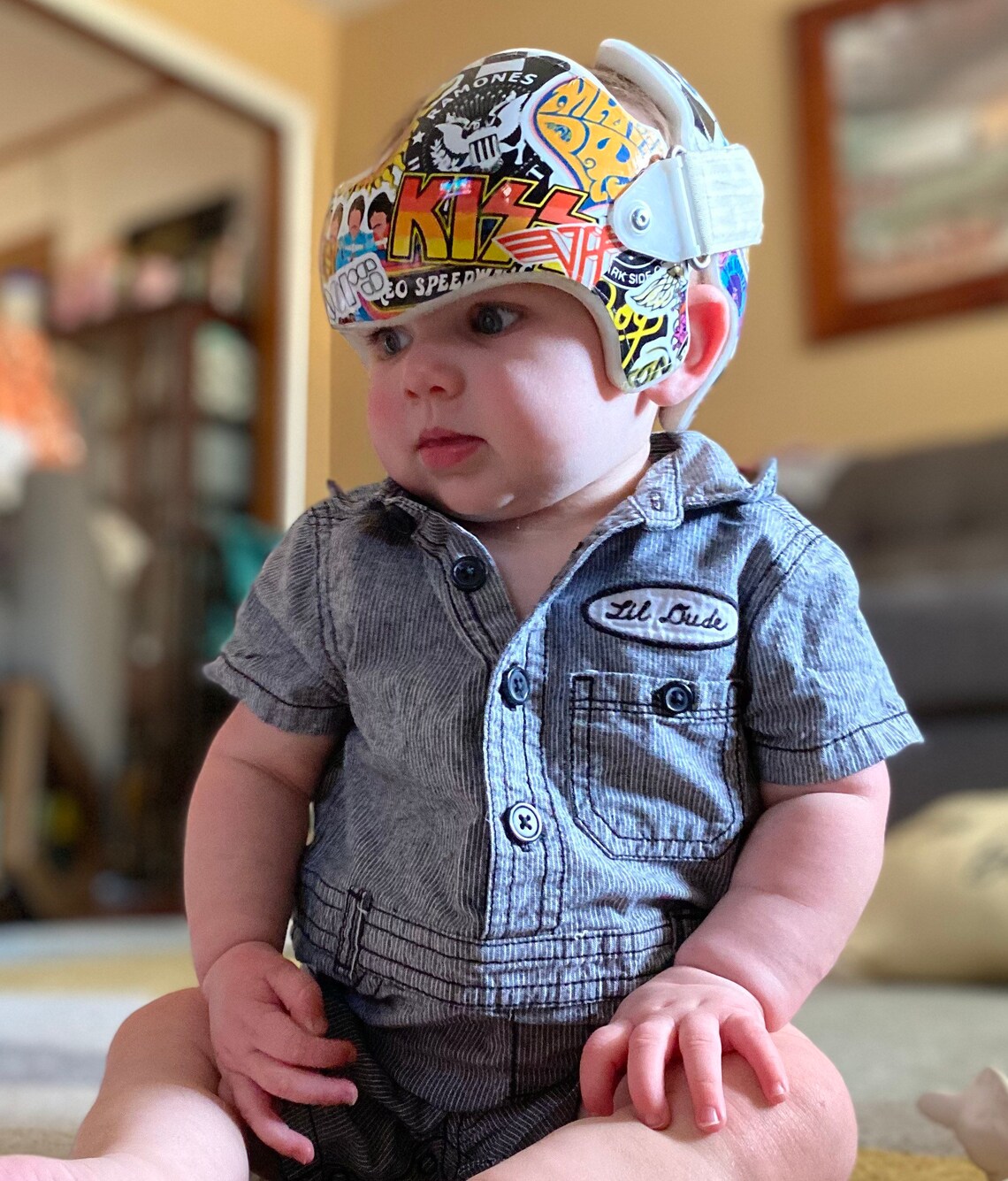 Custom Doc Band Helmet Rock Band Sticker Bomb Wrap Digital - Etsy