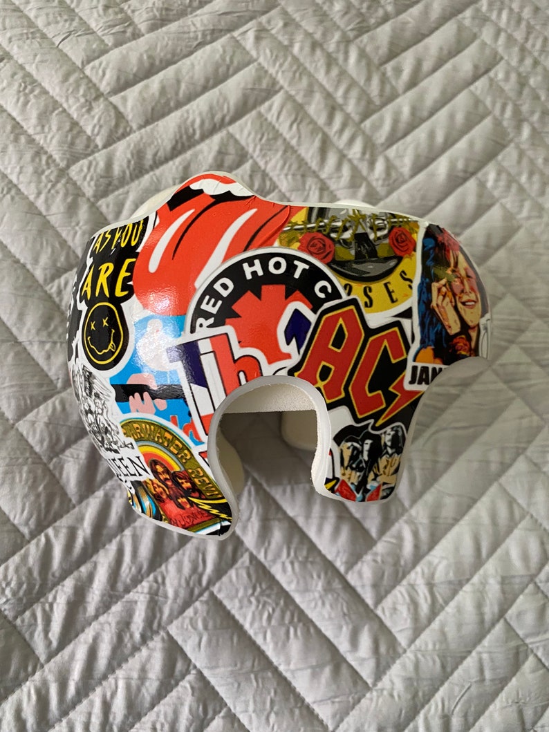 Custom Doc Band Helmet Rock Band Sticker Bomb Wrap Digital - Etsy