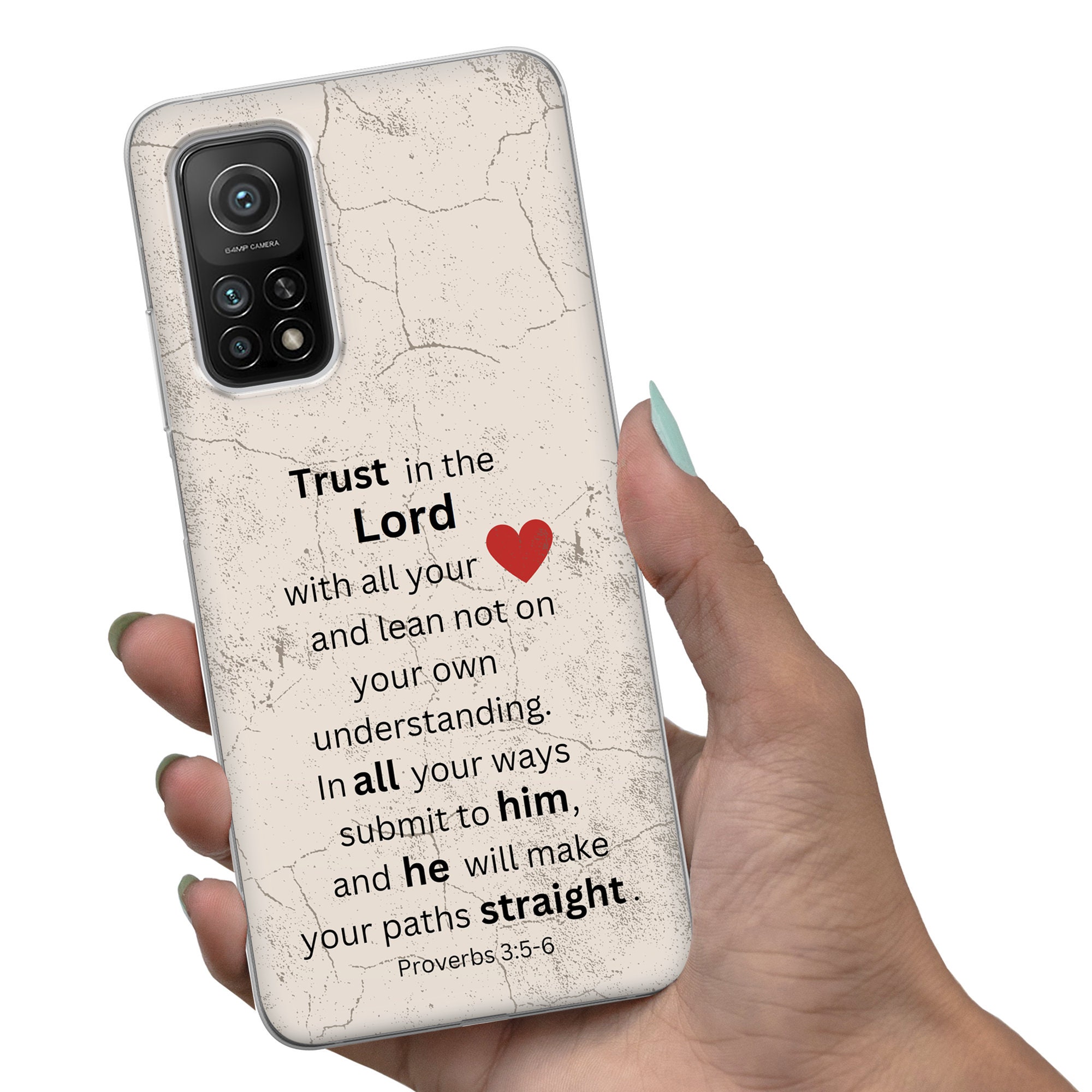 Jesus Phone Case With Bible Quotes. Christian Phone Case Fits - Etsy
