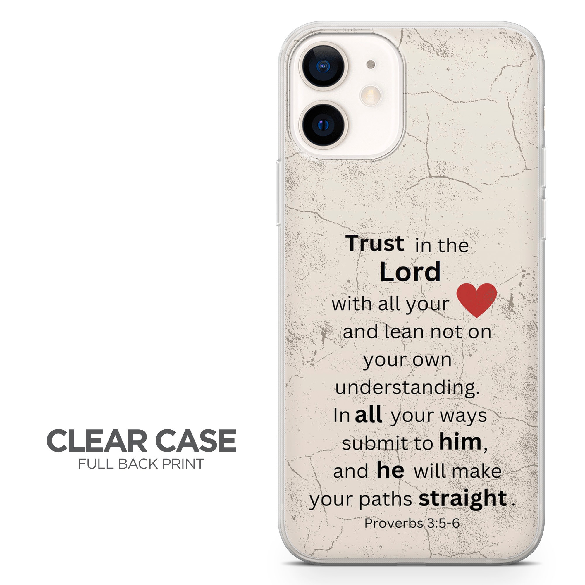 Jesus Phone Case With Bible Quotes. Christian Phone Case Fits iPhone 13 ...