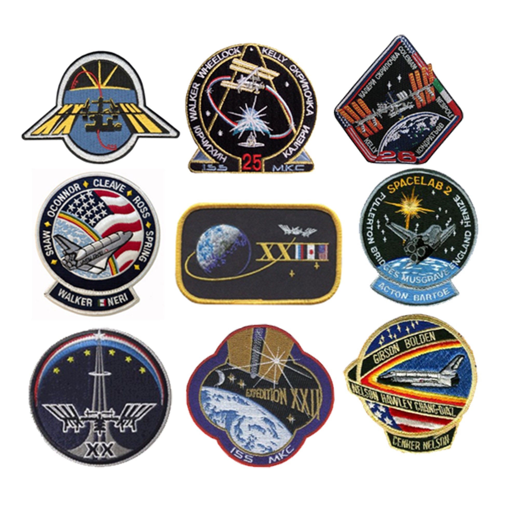 Wheelock Mission Patches Nasa