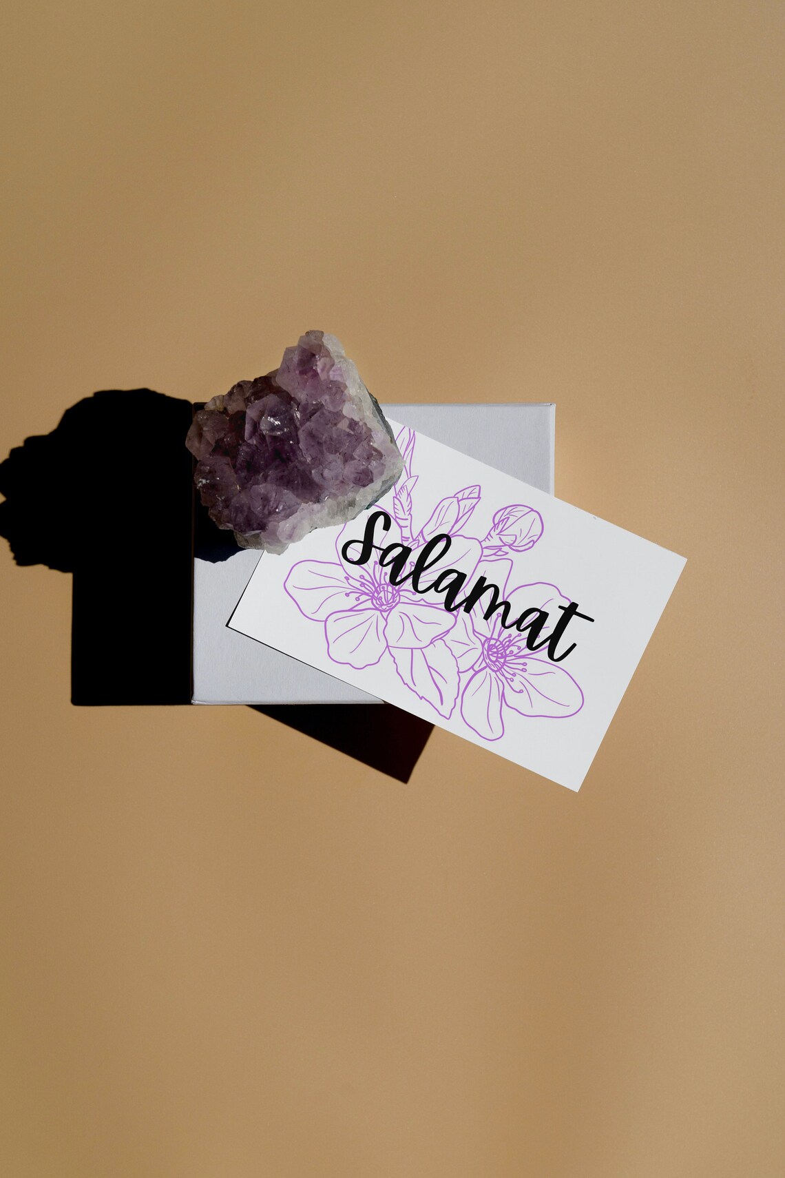 Digital Thank You Card, Folded Landscape, Tagalog, Salamat, Greeting ...