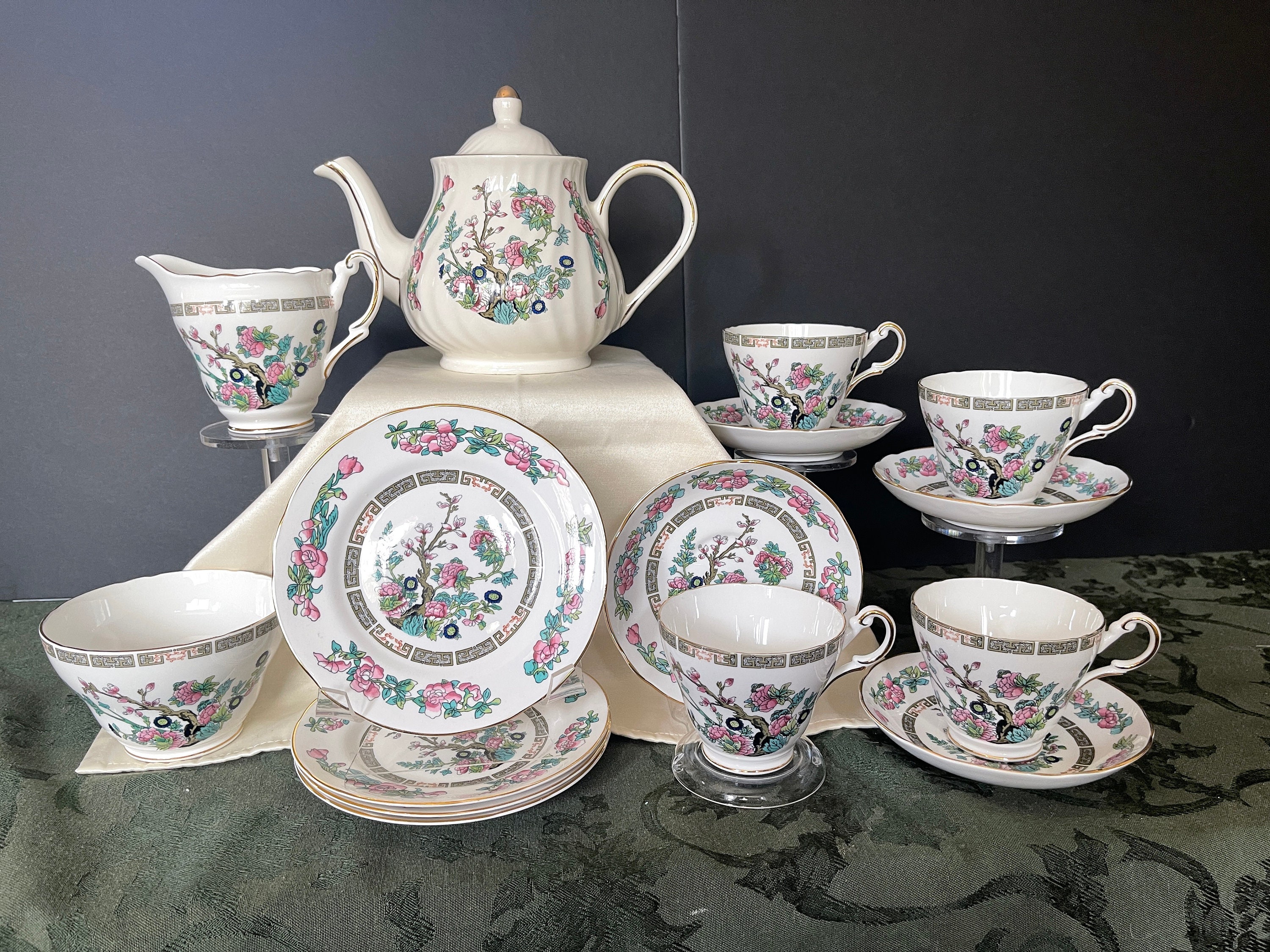 RARE Regency English Bone China Tea Service AND Arthur Wood & - Etsy