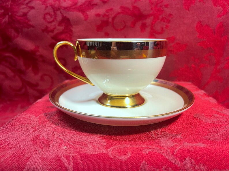 Gorham Fine China Royal Contessa Tea Cup and Saucer Contessa Collection ...