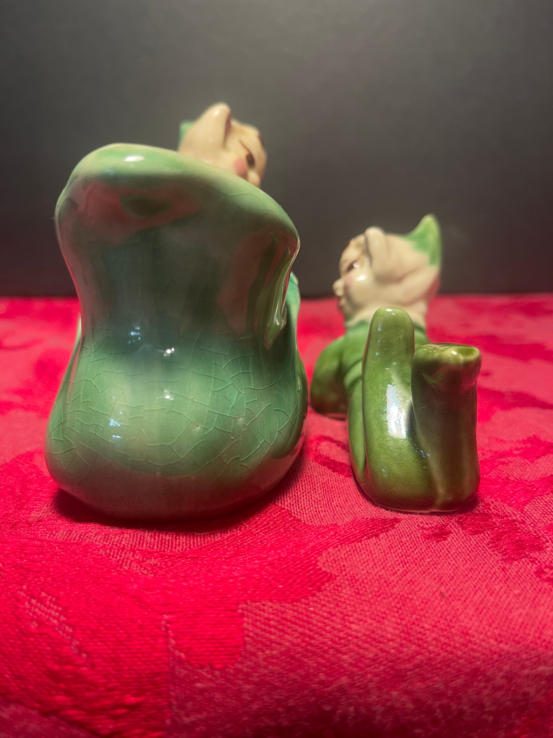 Vintage Pixie Elves by Walker Pottery Set of 2 Made in Japan 1950's - Etsy
